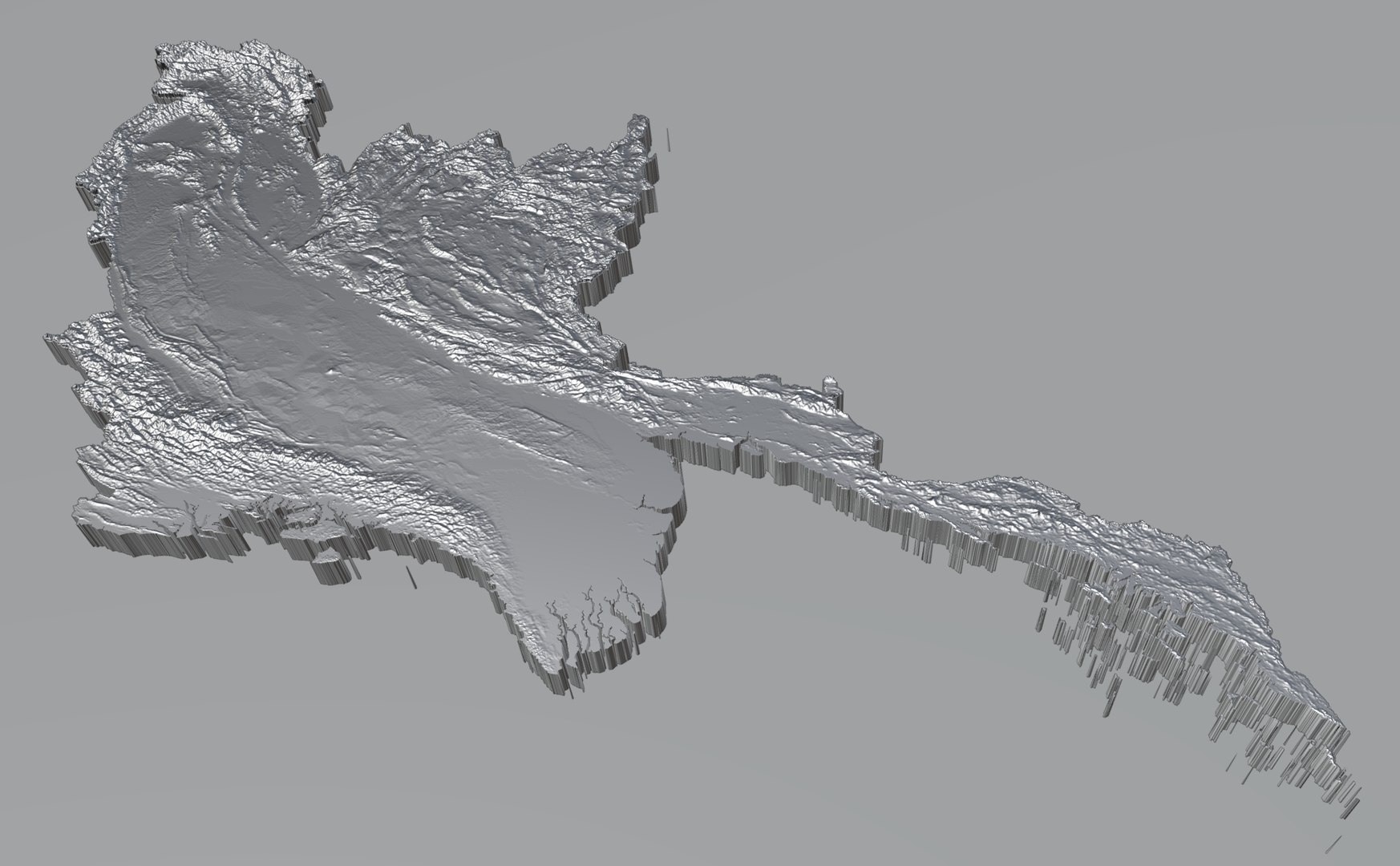 Myanmar Terrain Map 3D Model - TurboSquid 2336538