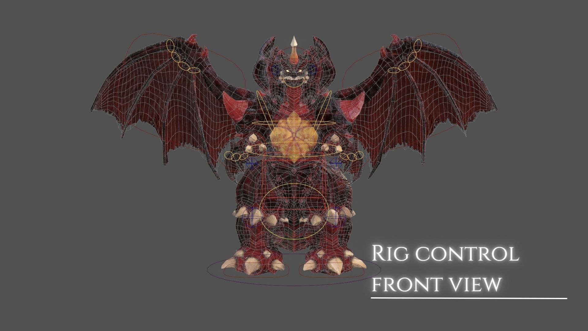 Destoroyah Kaiju Low-poly 3d Rigged Model 3D Model - TurboSquid 2313619