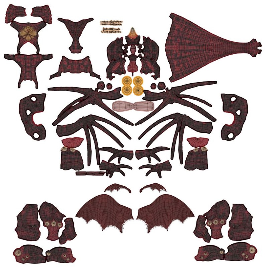 Destoroyah Kaiju Low-poly 3d Rigged Model 3D Model - TurboSquid 2313619