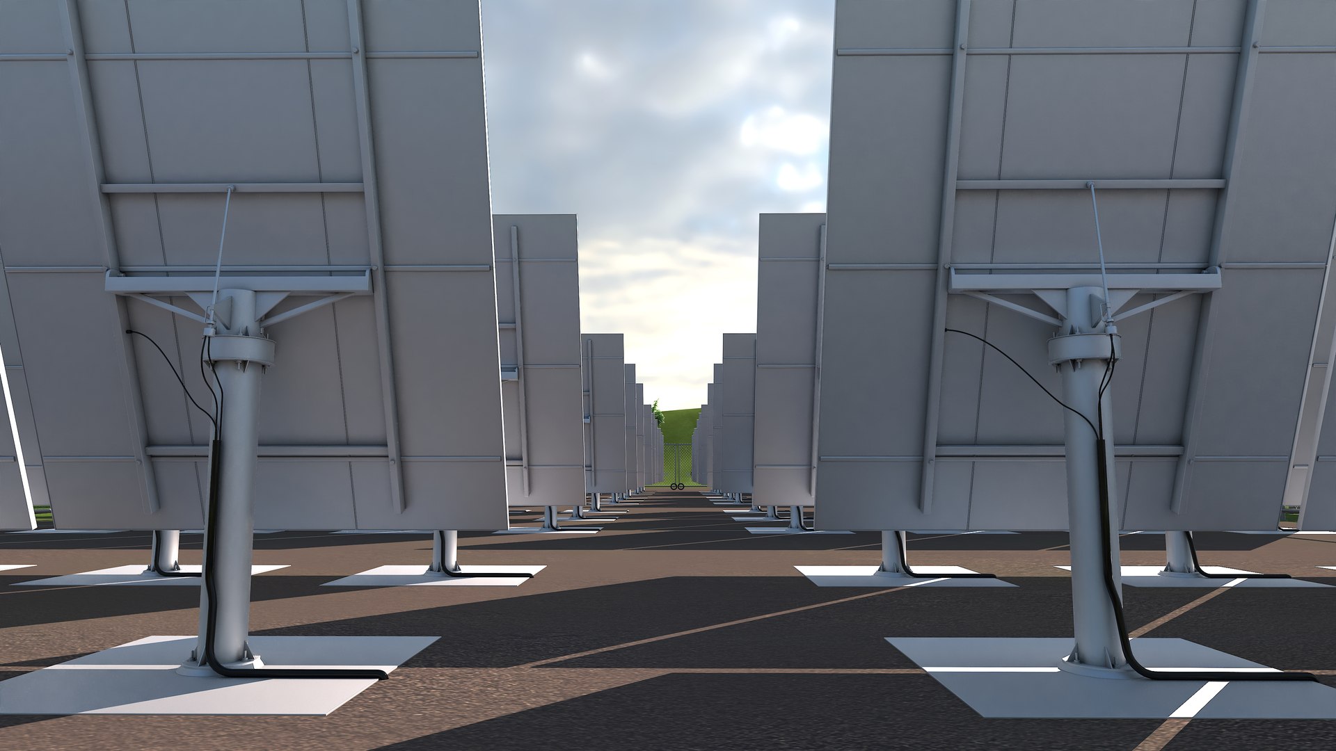 3D Model Solar Power Plant - TurboSquid 2275106