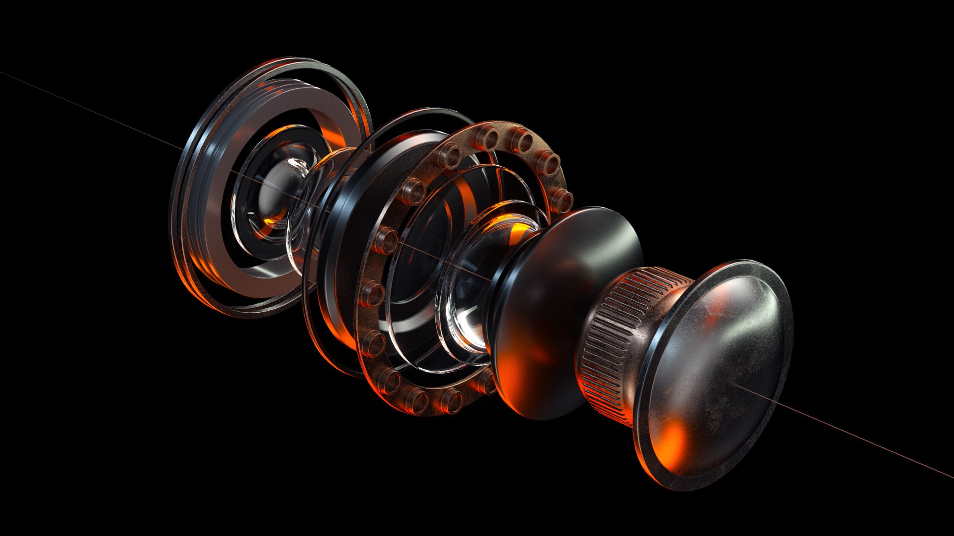 Free 3D Model Lens Lens Disassembly And Disassembly Model - TurboSquid ...