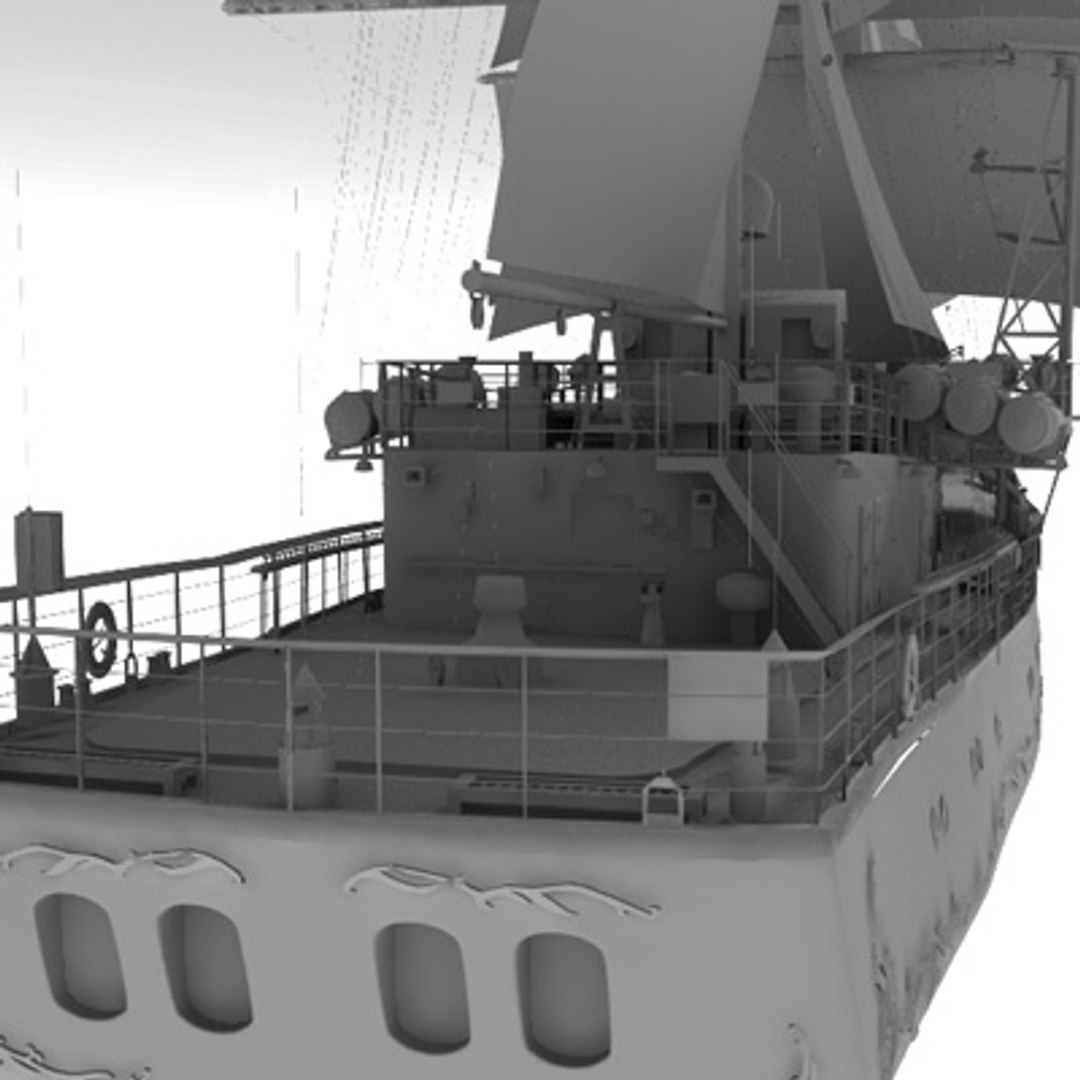 3d modern sailing ship model