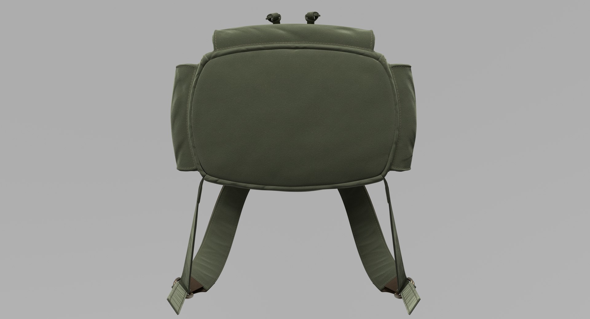 Vintage backpack army green 3D model - TurboSquid 1609582