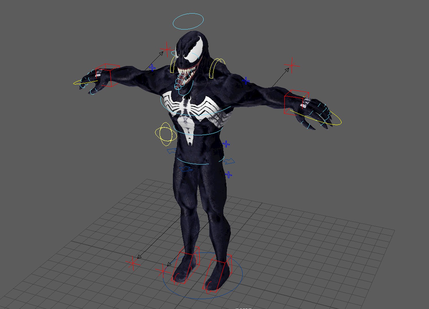 Venom Rigged 3D Model - TurboSquid 1731028