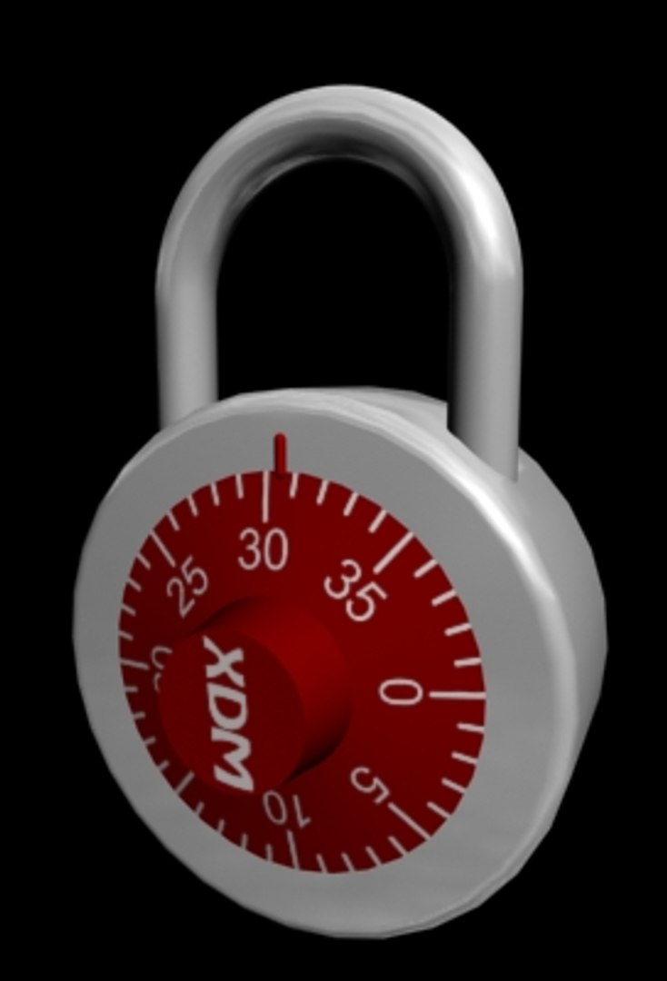 3d Model Combination Lock
