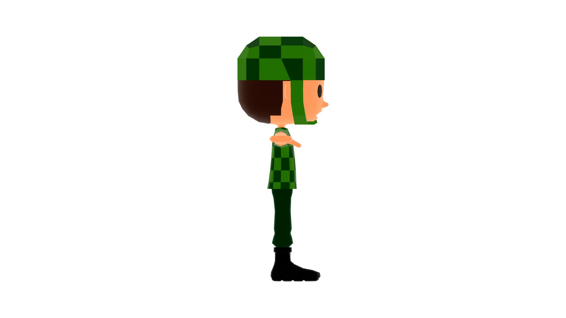 Military Man - OBJ - Low Poly Quad 3D Model - TurboSquid 1785517