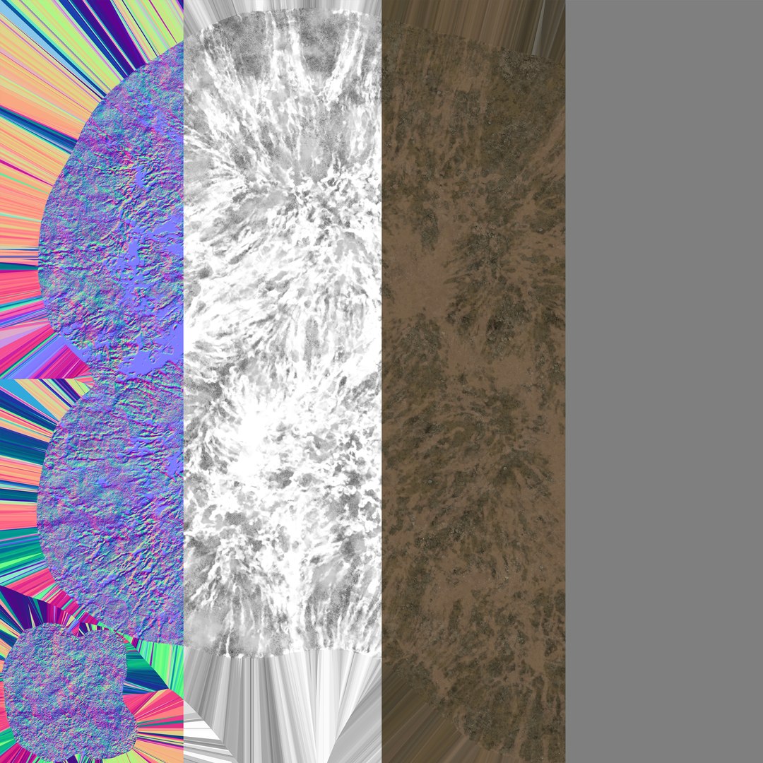 Branch And Rock Landslide Model - TurboSquid 2242099