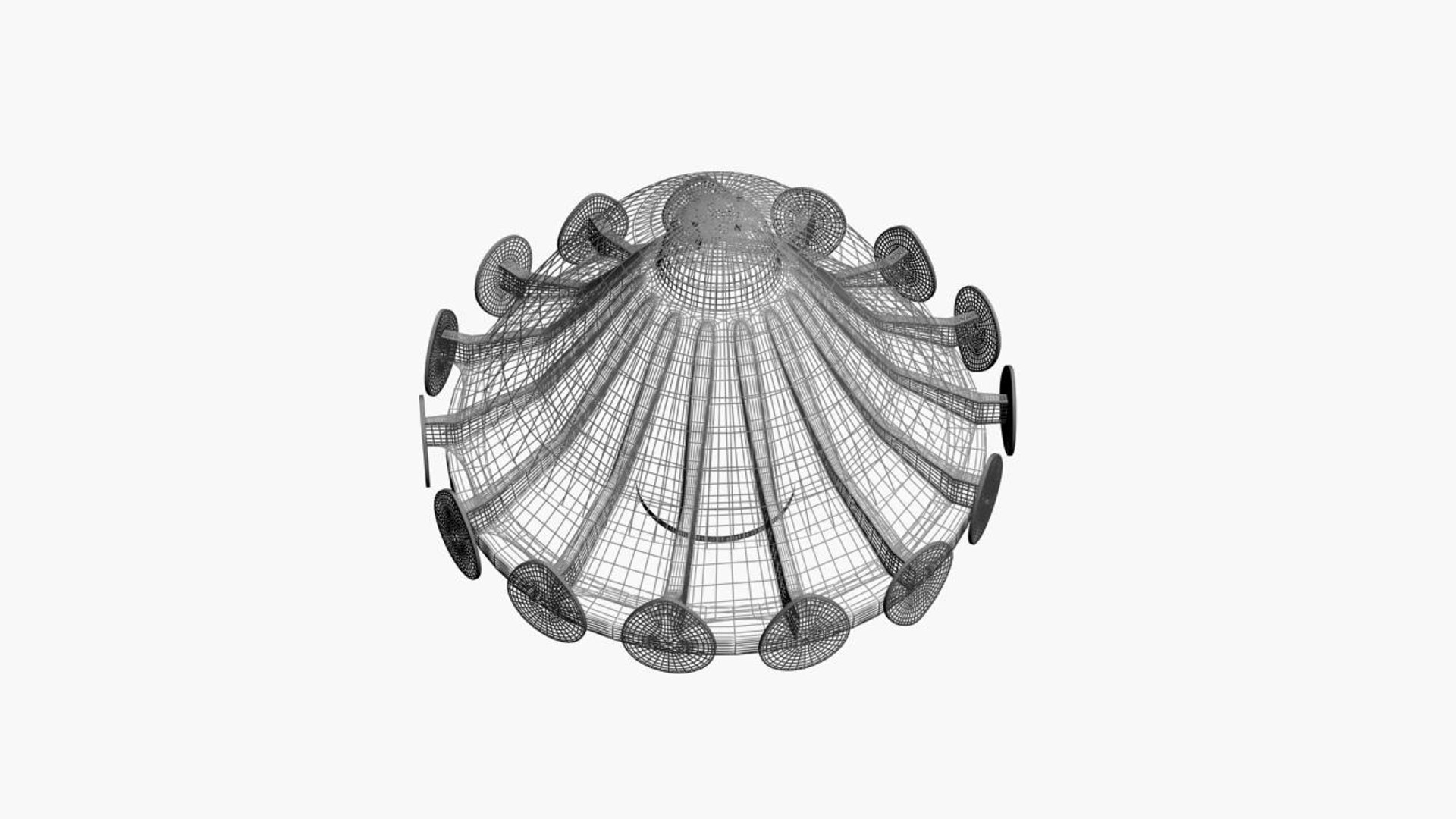 UFO SHADO 3D Model - TurboSquid 2234851