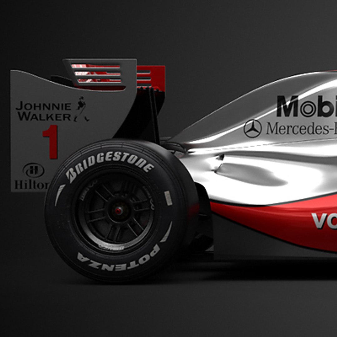 3d 1 F1 Vodafone Mclaren Model