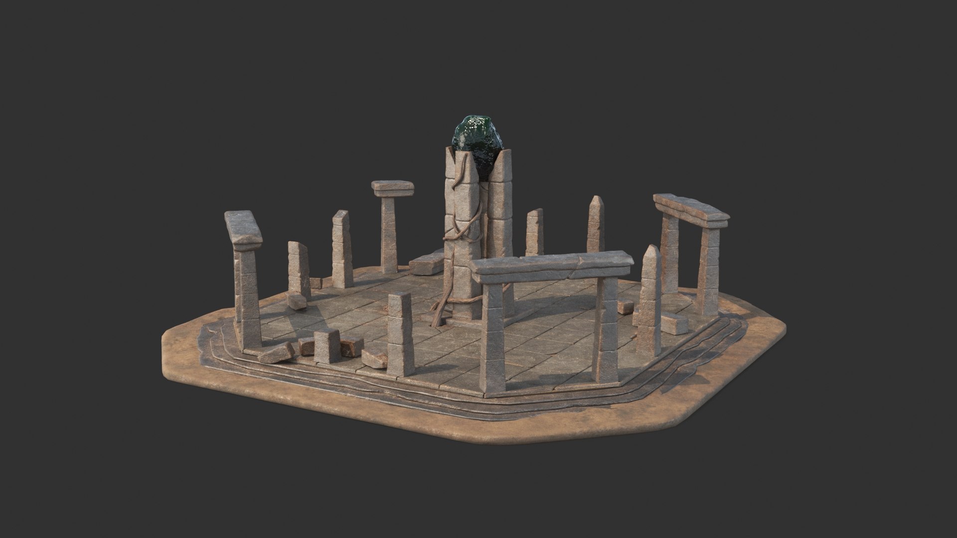 3D Temple - TurboSquid 2028662