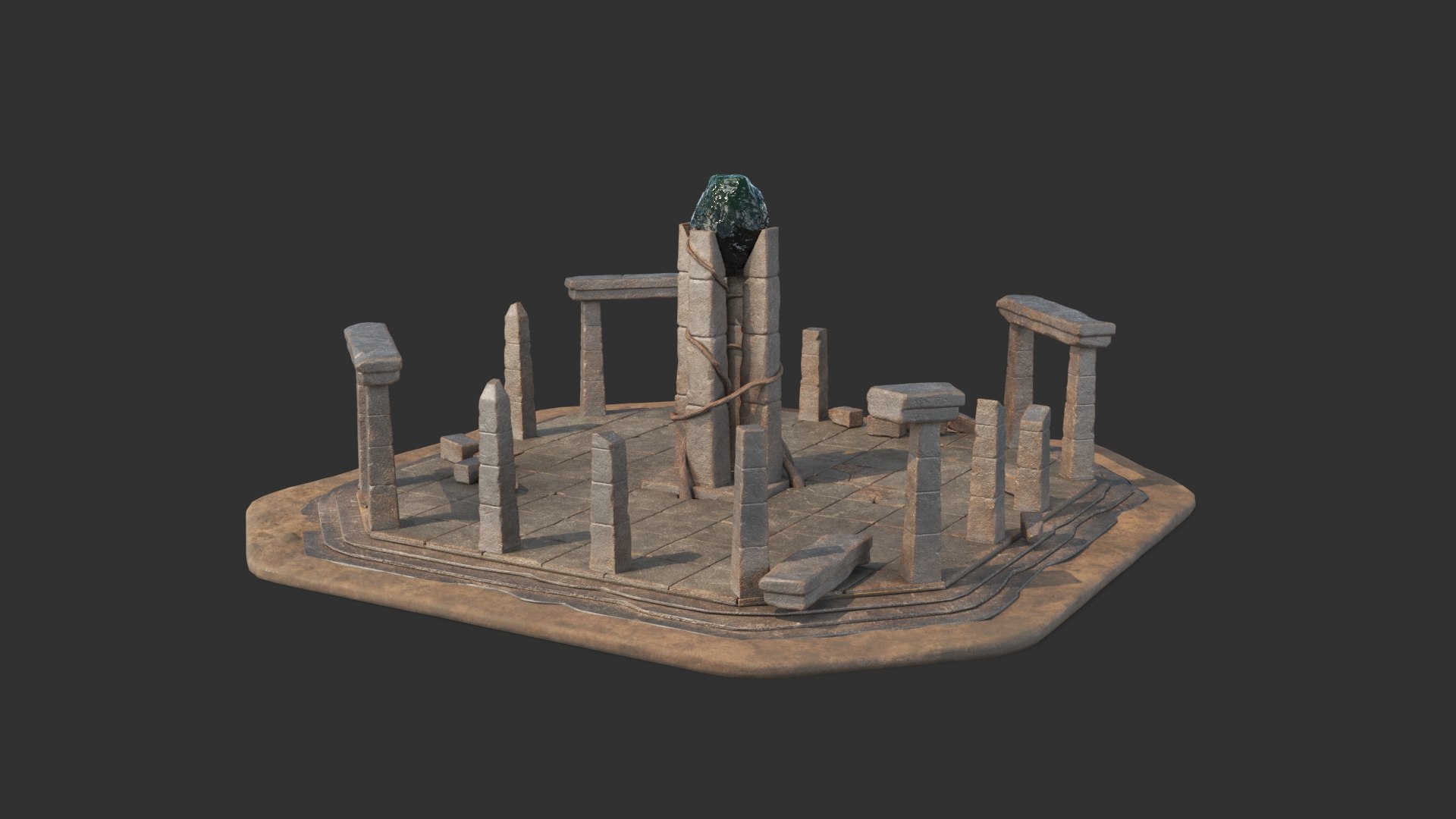 3D Temple - TurboSquid 2028662