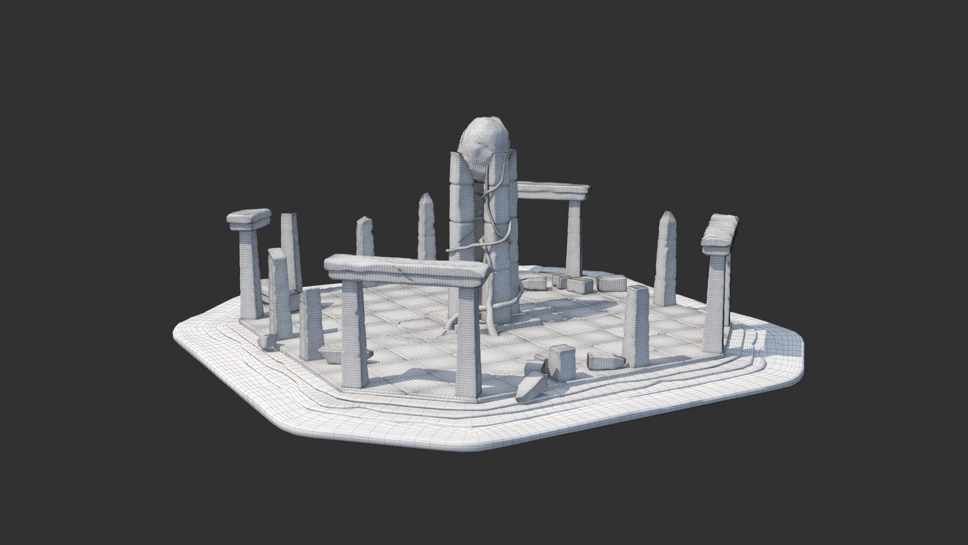 3D Temple - TurboSquid 2028662