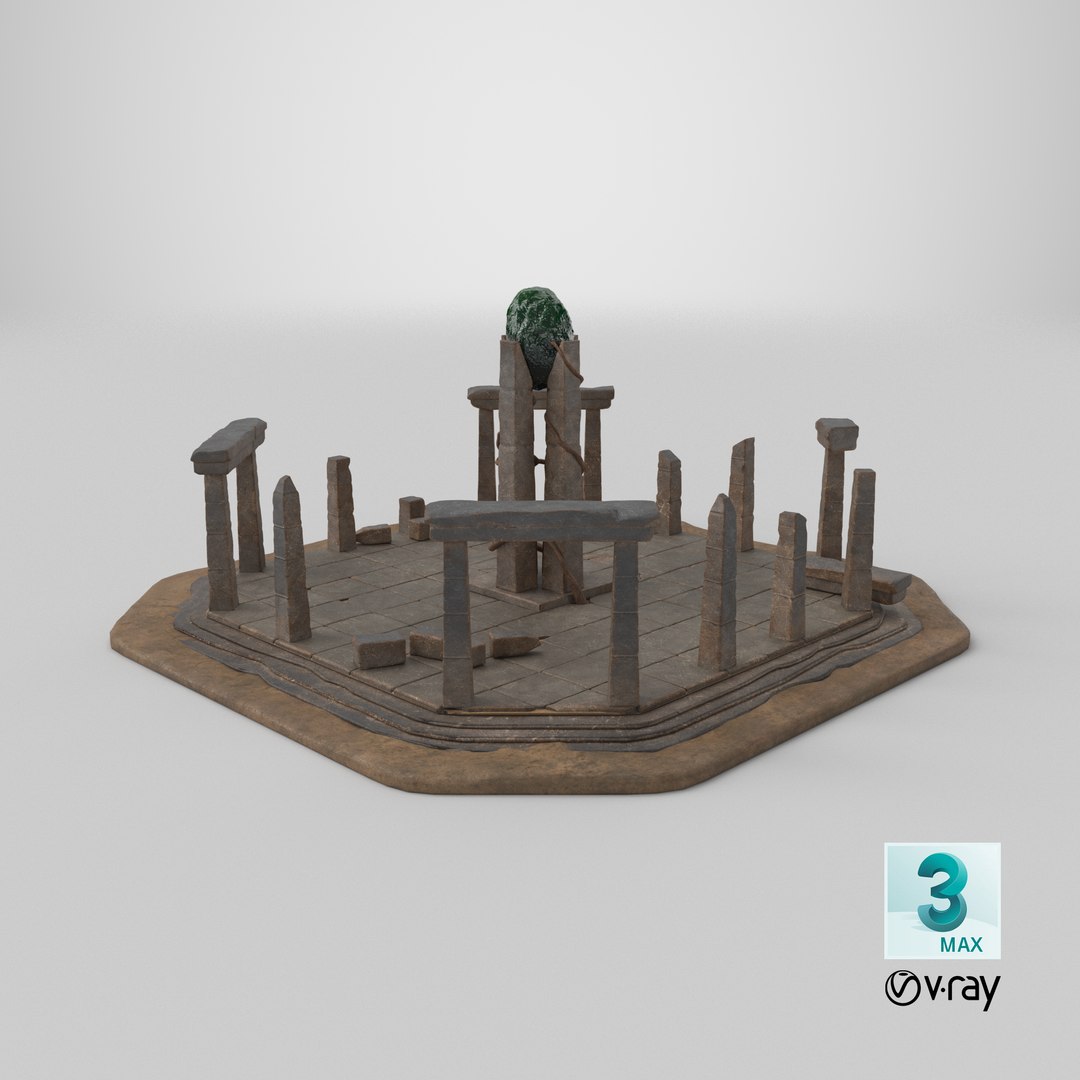 3D Temple - TurboSquid 2028662