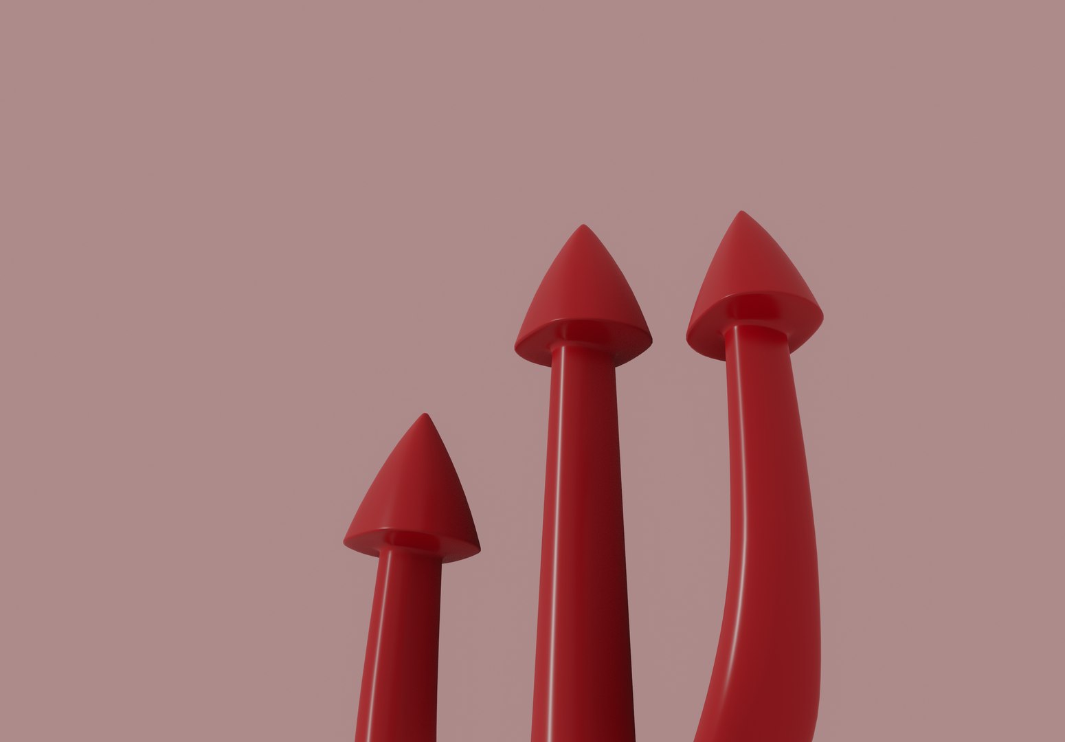 3D Devils Pitchfork Model - TurboSquid 2133319