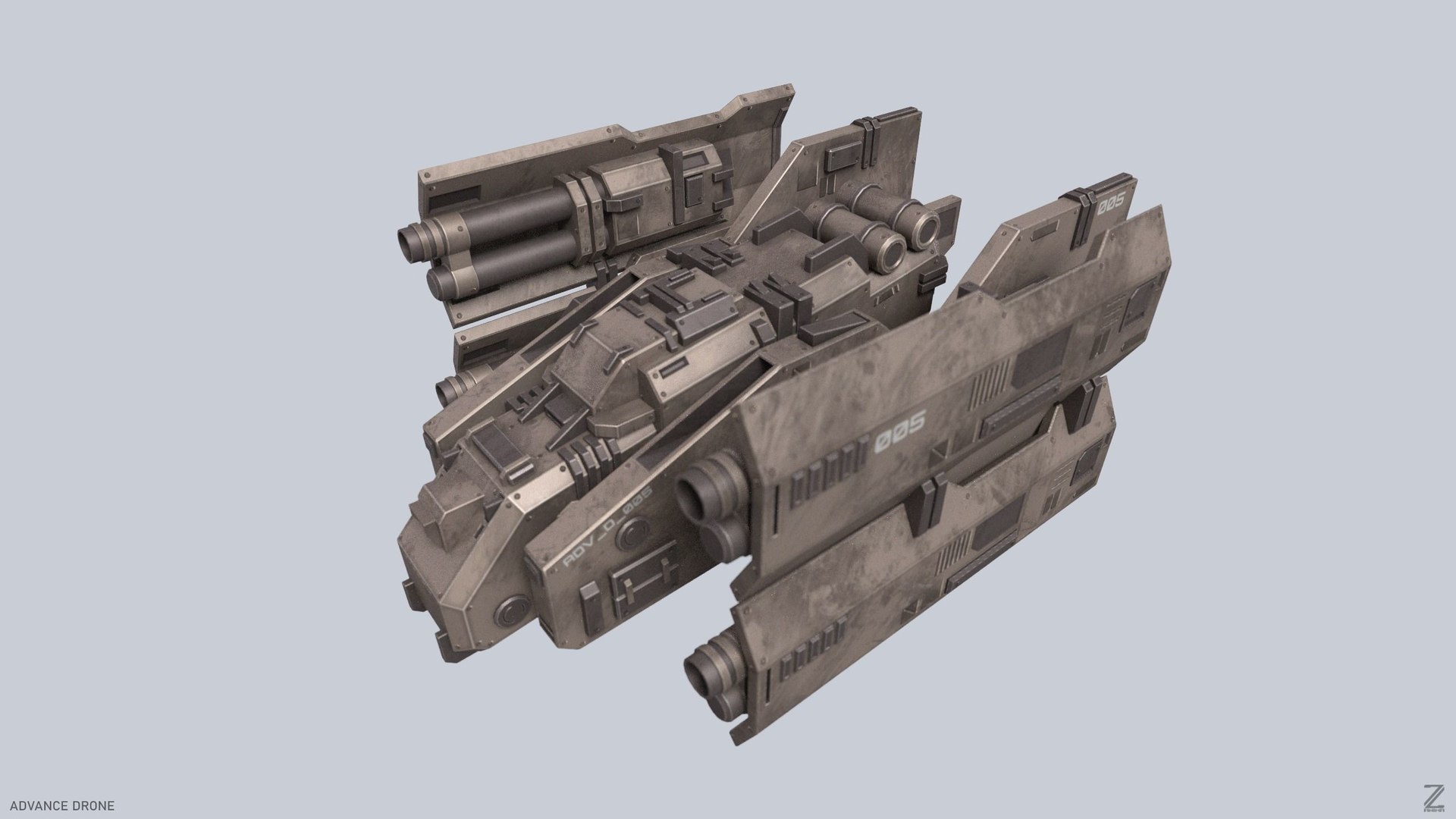 3D Advance Drone - TurboSquid 2296631