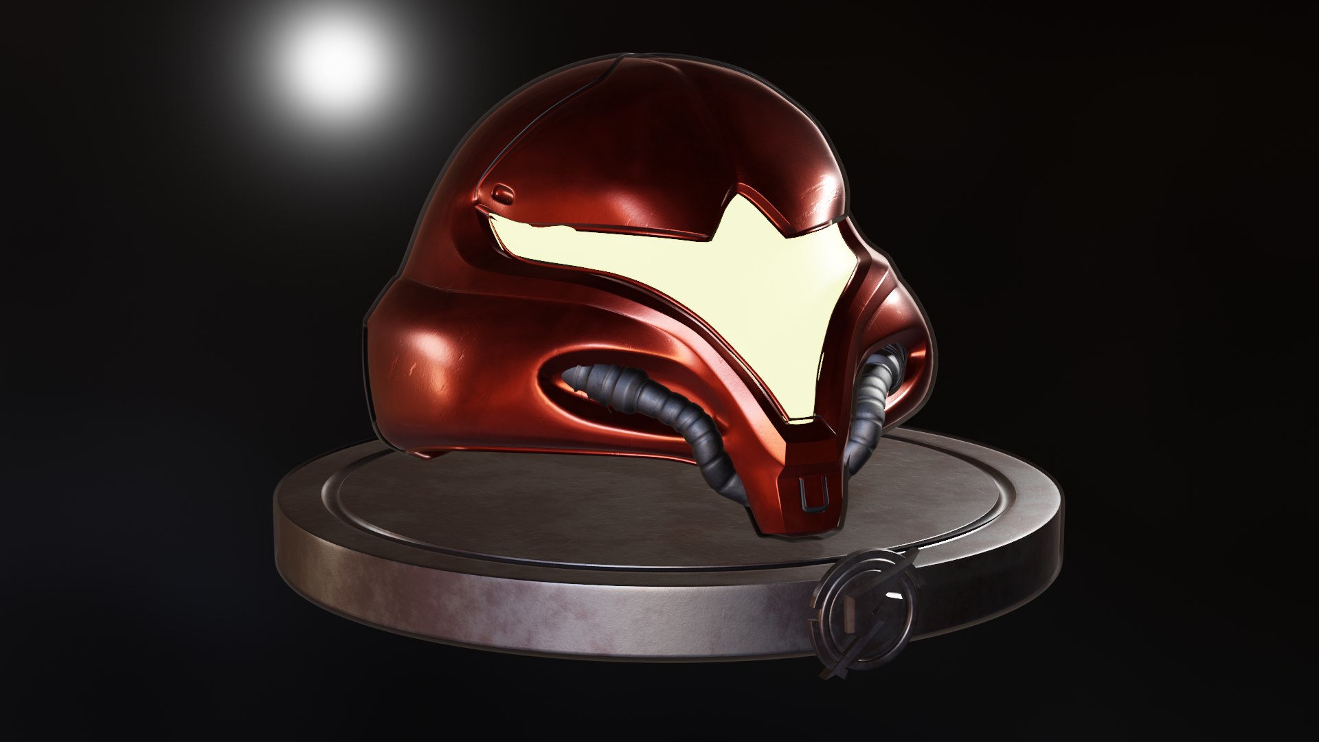 Metroid Samus Aran helmet model - TurboSquid 1754745