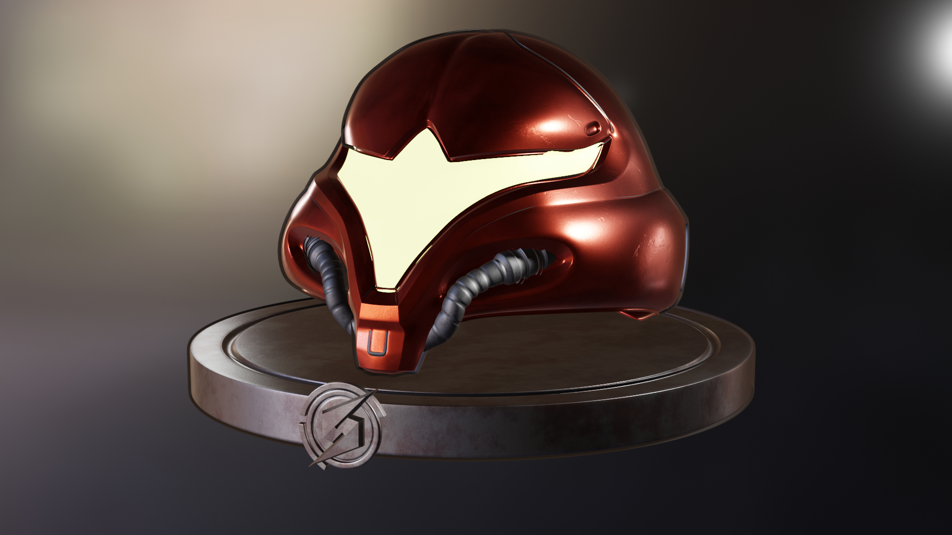 Metroid Samus Aran Helm 3D-Modell - TurboSquid 1754745