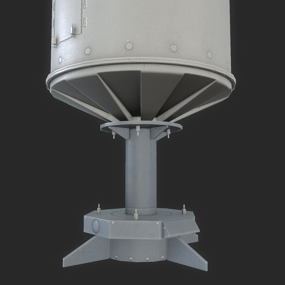 Radome Asset Polys 3d Model