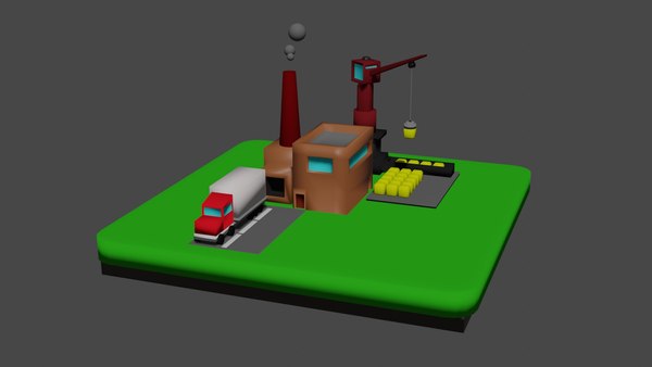 3D Factory model - TurboSquid 1908619