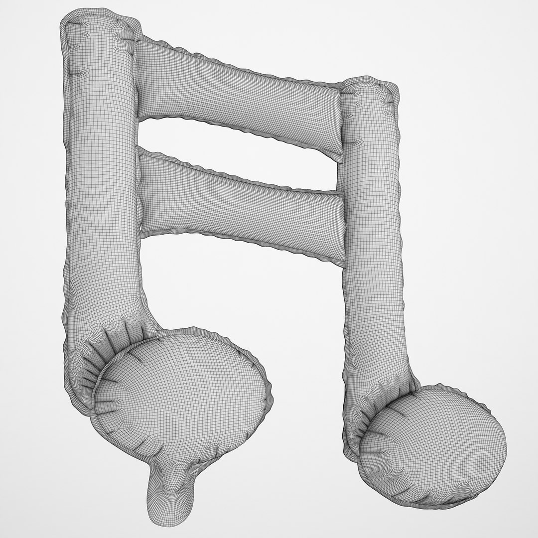 Foil Balloon Note 3D Model - TurboSquid 1454126