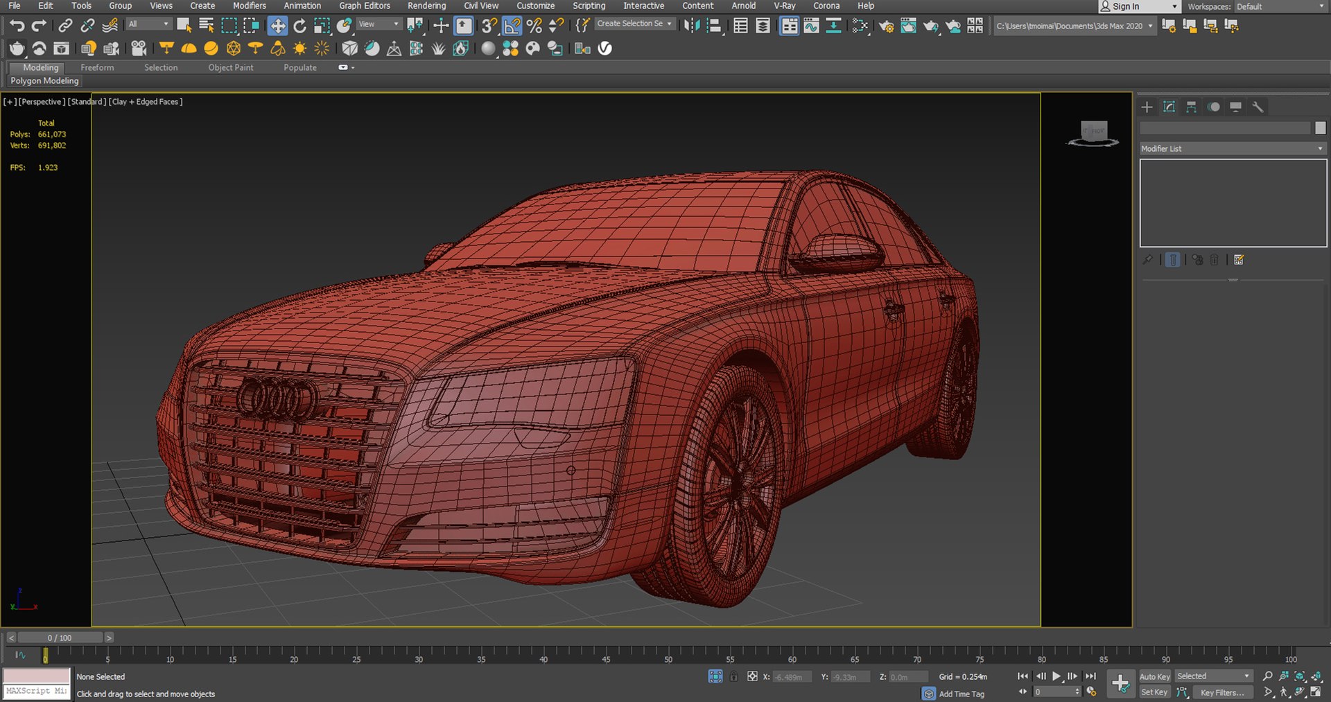 Audi A8 - High Poly Car 3D Model - TurboSquid 2303403