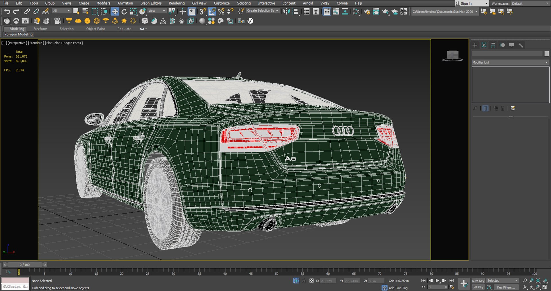 Audi A8 - High Poly Car 3D Model - TurboSquid 2303403