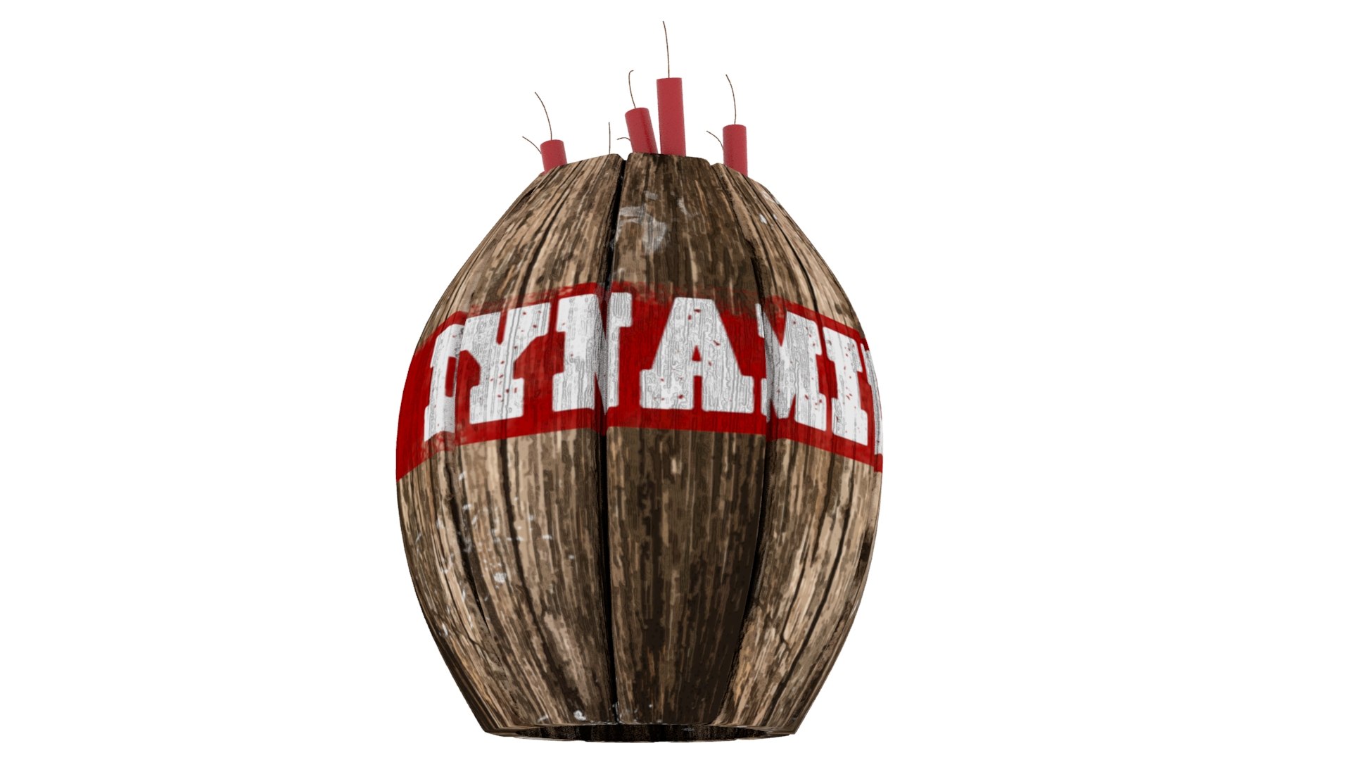 Dynamite barrell 3D model - TurboSquid 1289577