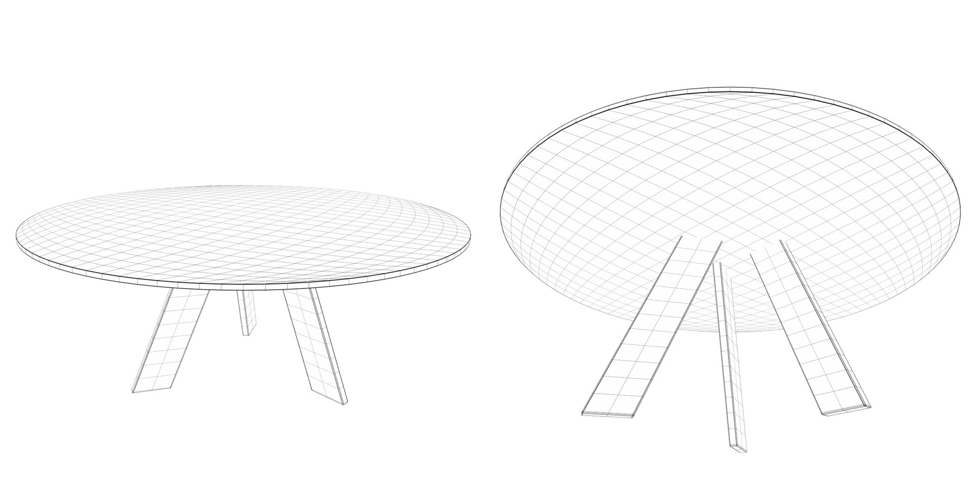 3d Circular Table 2