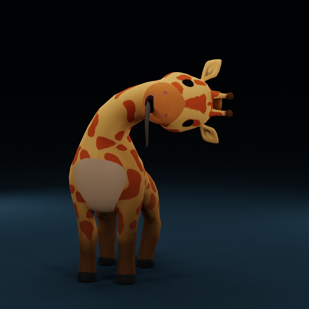 Giraffe Model - TurboSquid 1958286