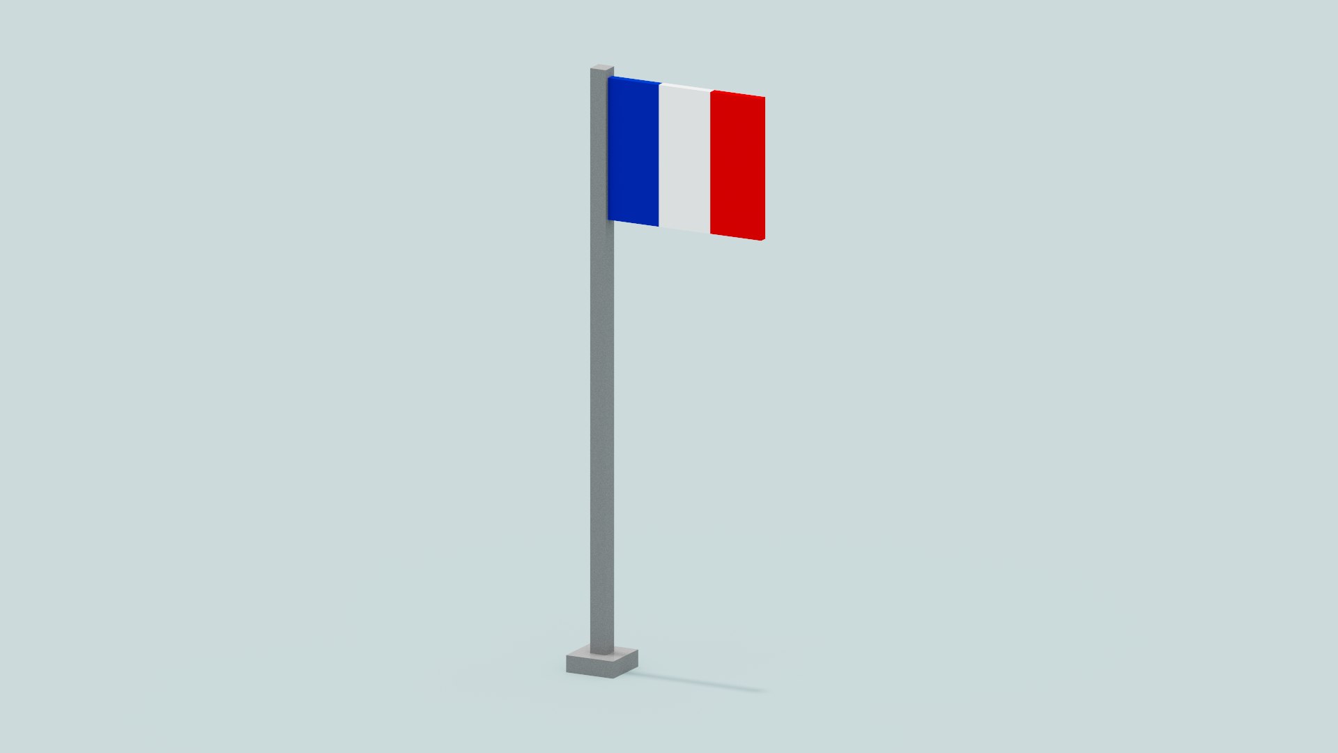 France Flag 3D Model - TurboSquid 1873586