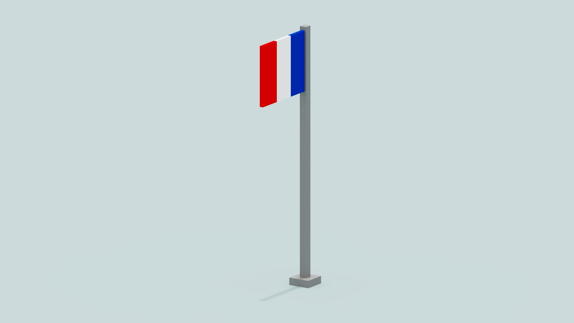 France Flag 3D Model - TurboSquid 1873586