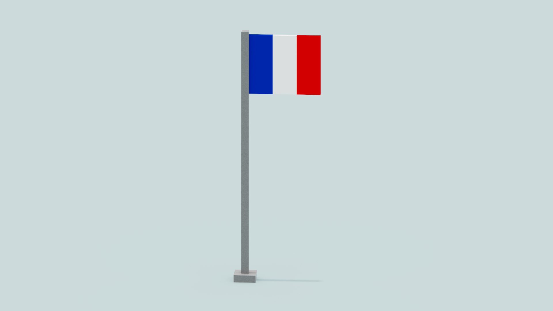 France Flag 3D Model - TurboSquid 1873586