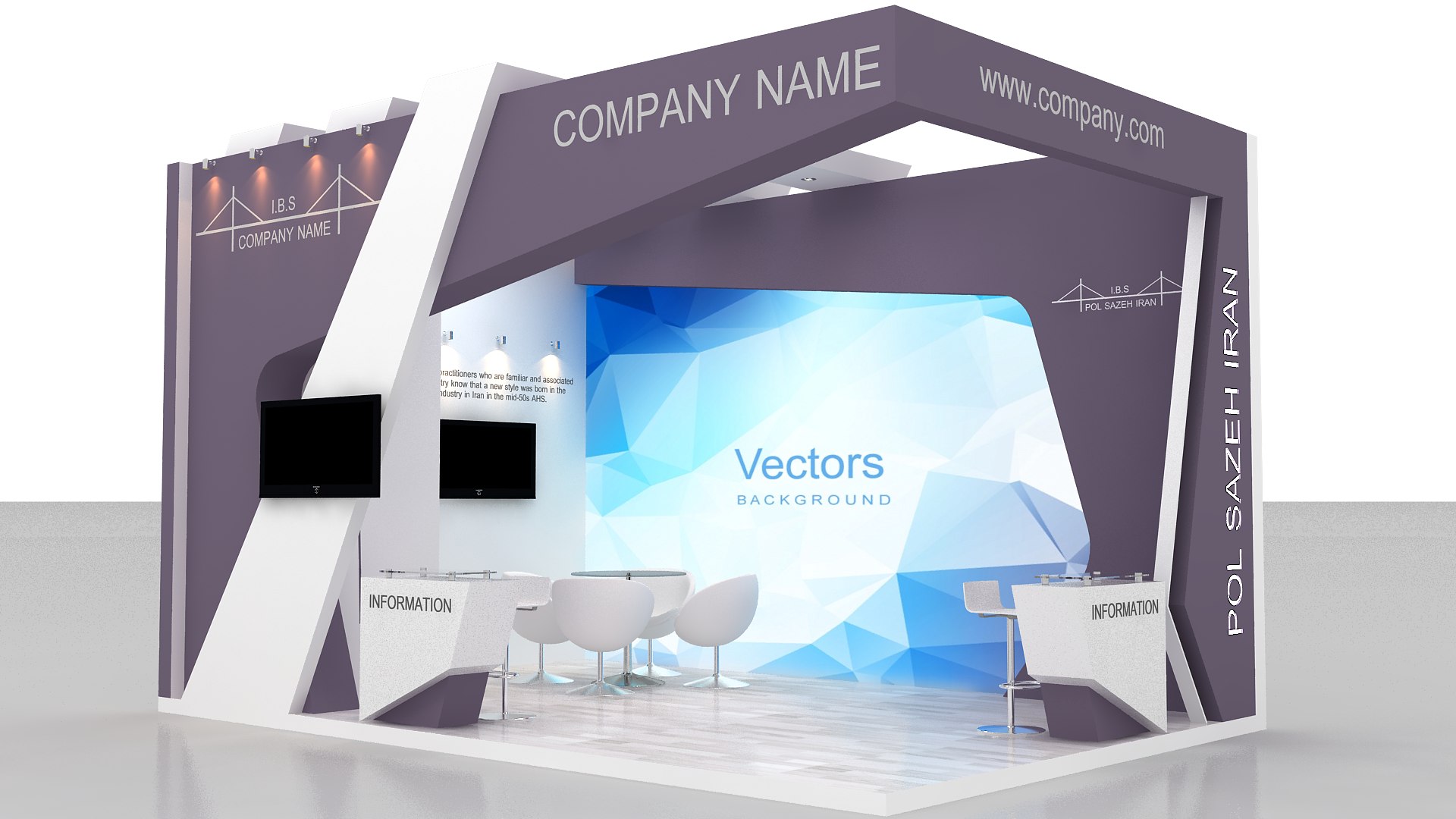 Exhibition 3D Model - TurboSquid 2148795