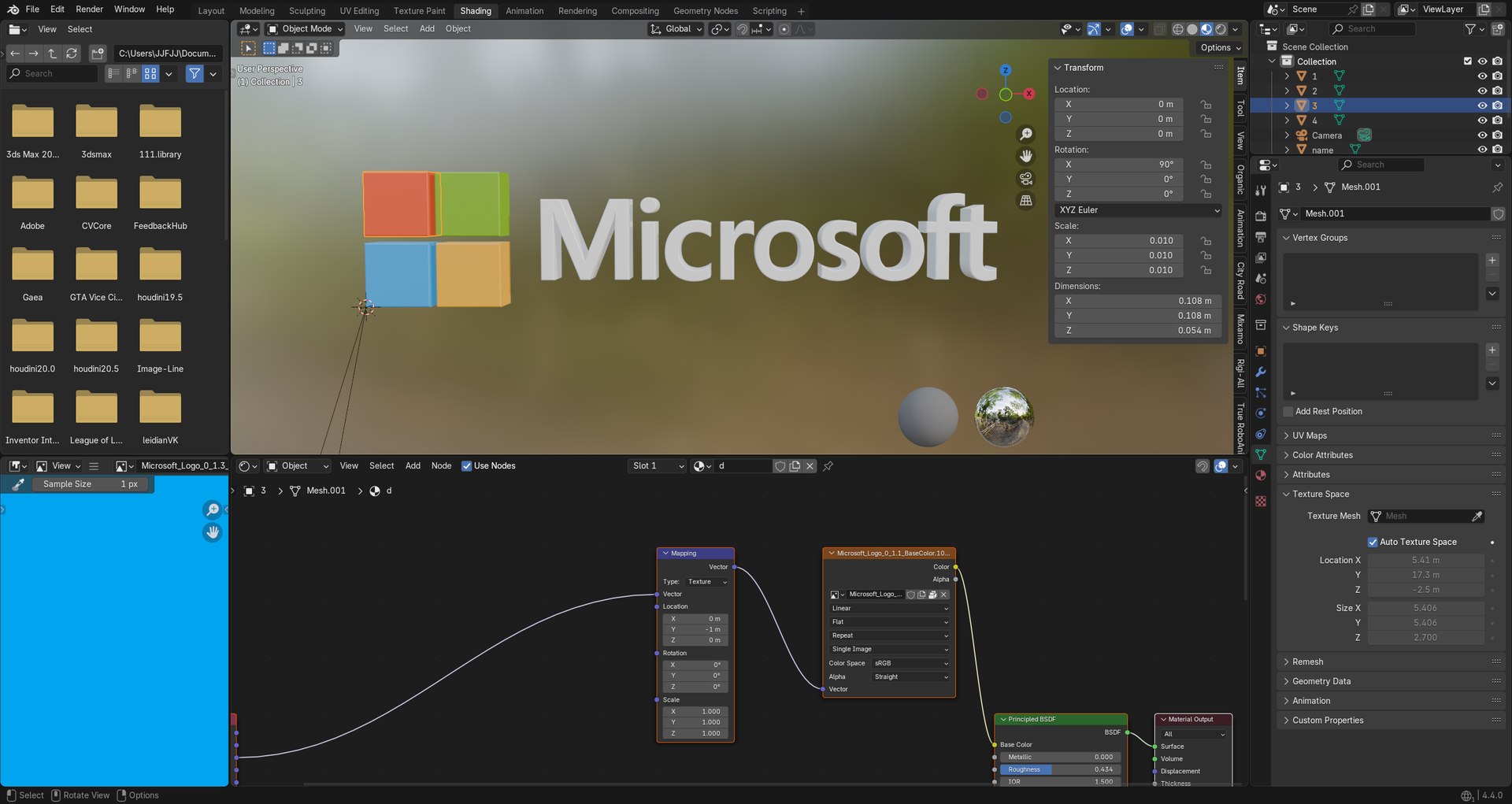 3D Model Microsoft Logo 3d Microsoft LOGO Pbr - TurboSquid 2521619