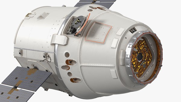 Iss module dragon 3D model - TurboSquid 1607534