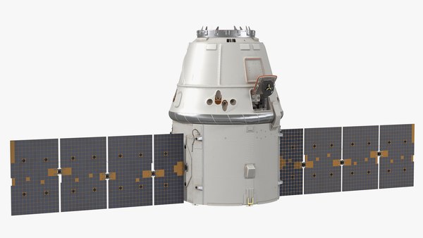 Iss module dragon 3D model - TurboSquid 1607534