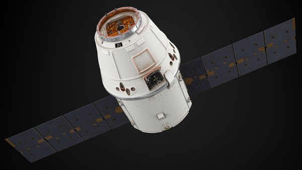 Iss module dragon 3D model - TurboSquid 1607534