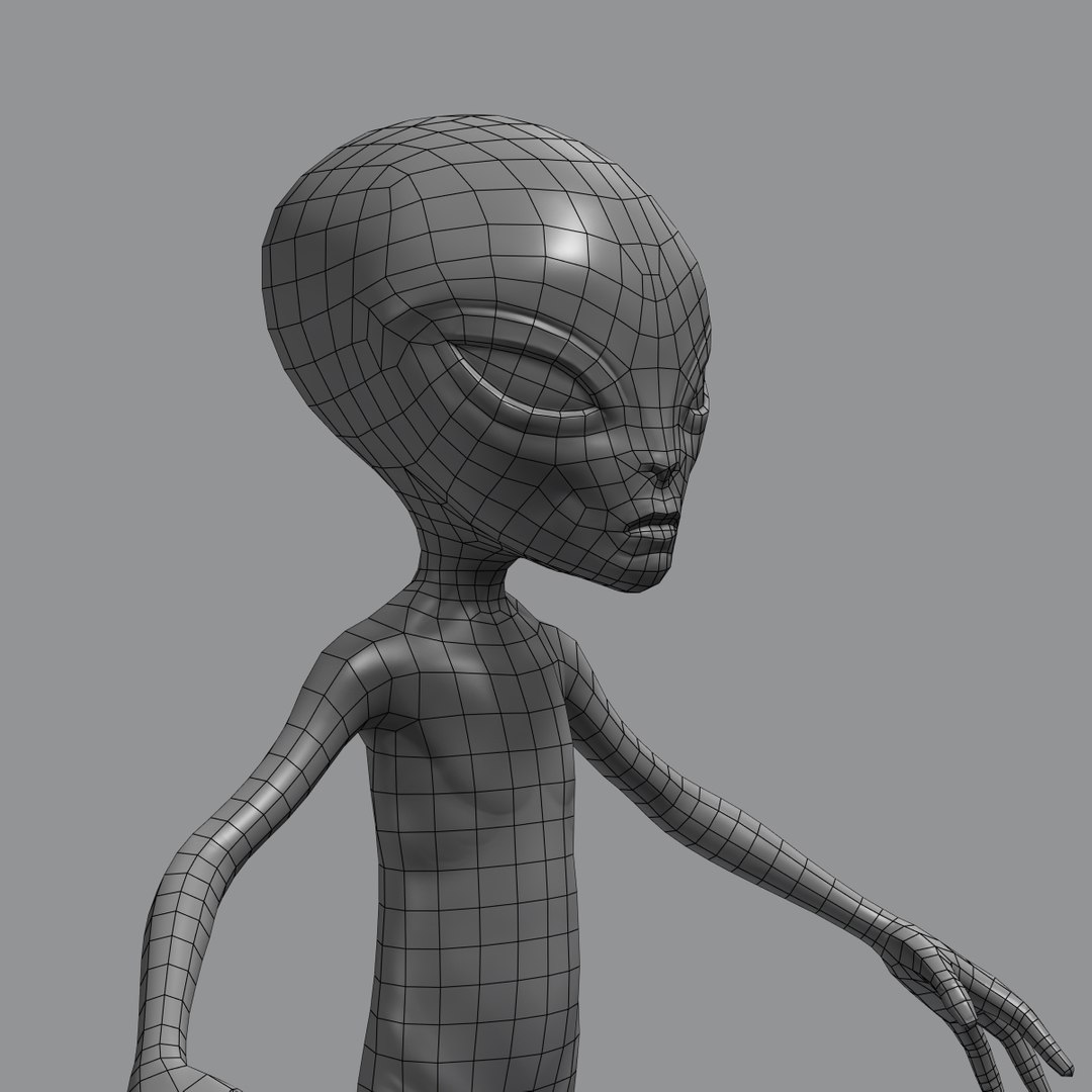 Alien 3d Max