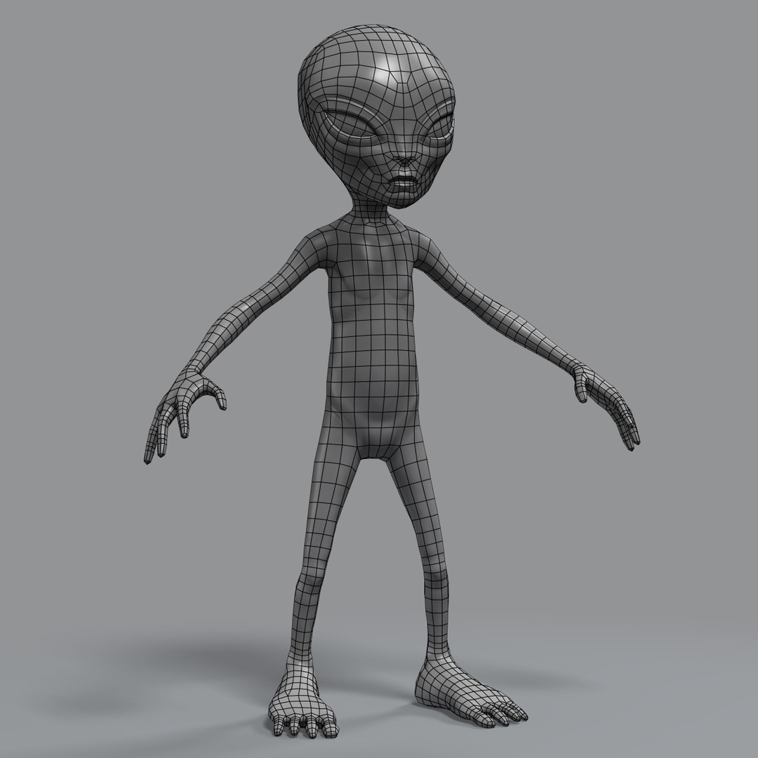 Alien 3d Max