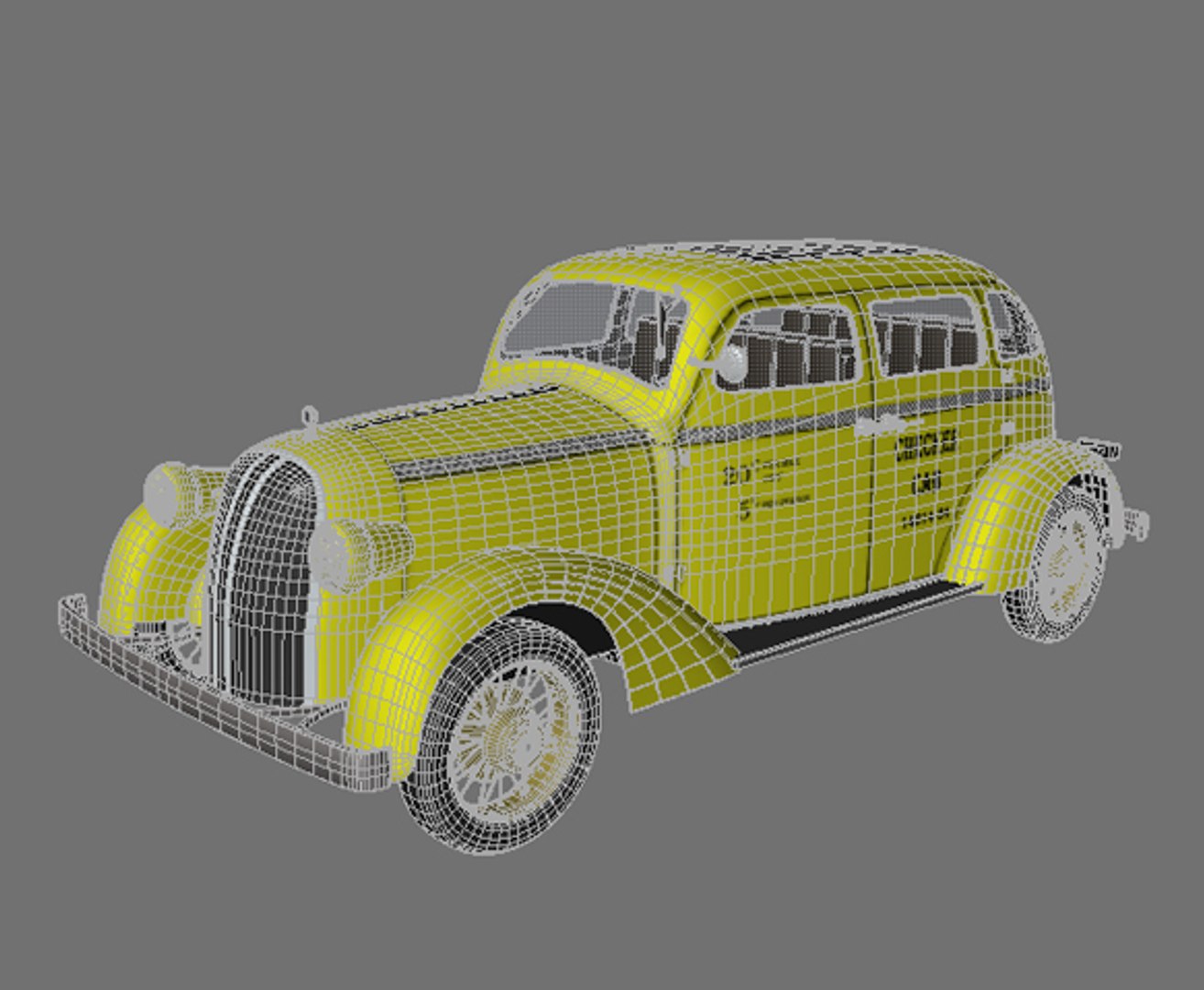Taxi Oldtimers 3d Max