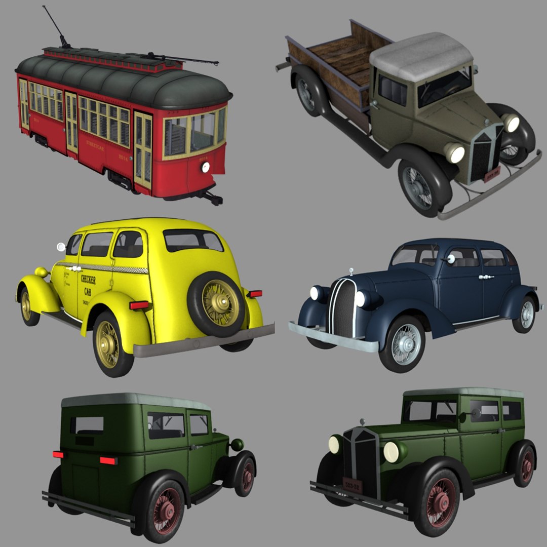 Taxi Oldtimers 3d Max