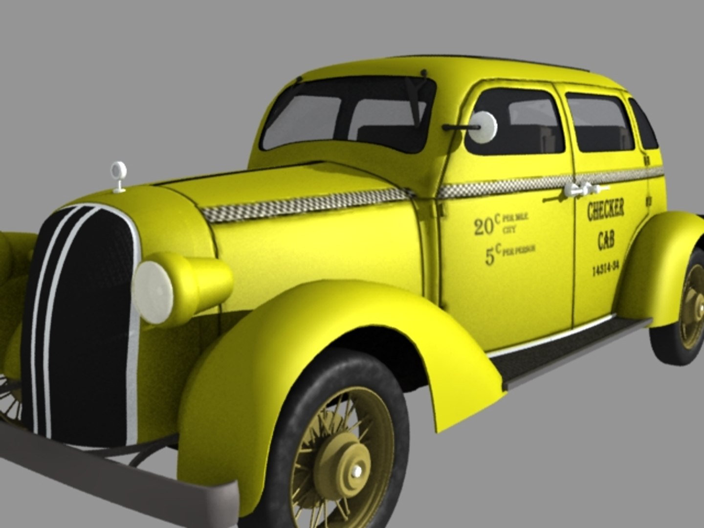 Taxi Oldtimers 3d Max