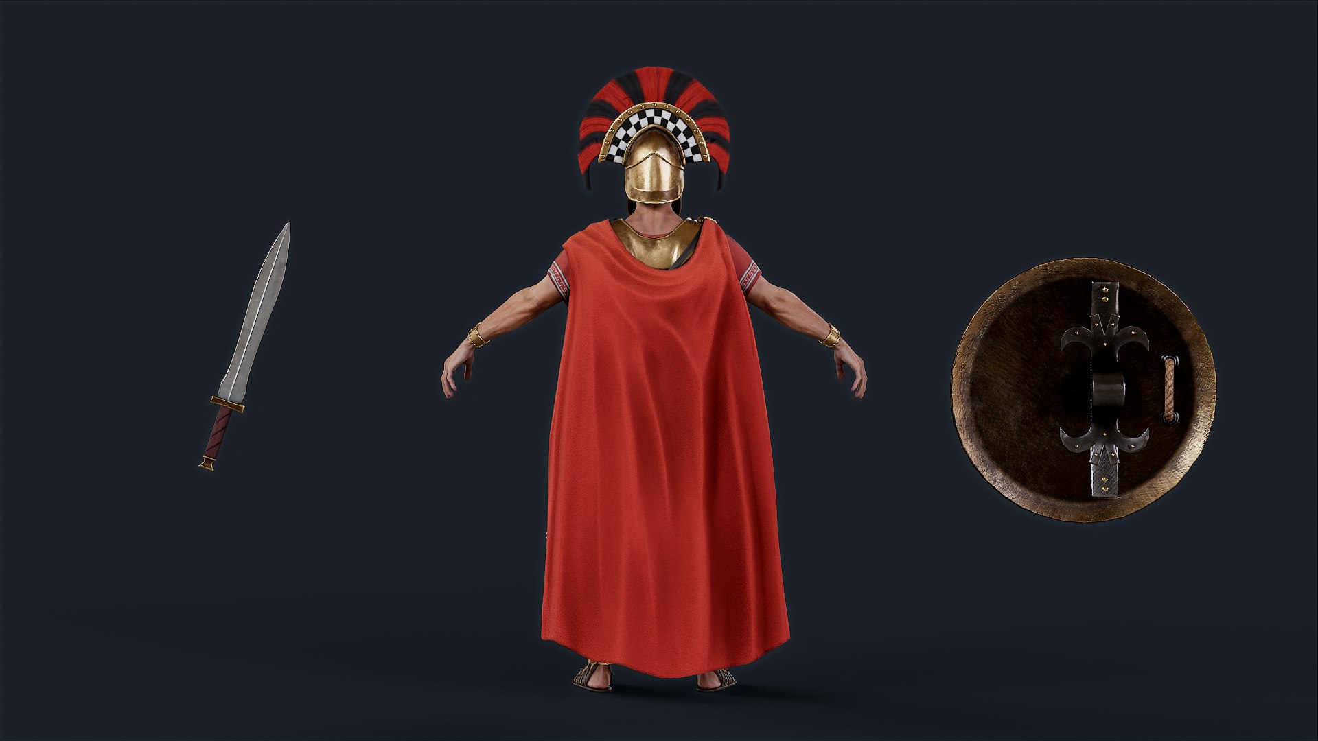 3D SPARTAN ROYAL GUARD Model - TurboSquid 2289898