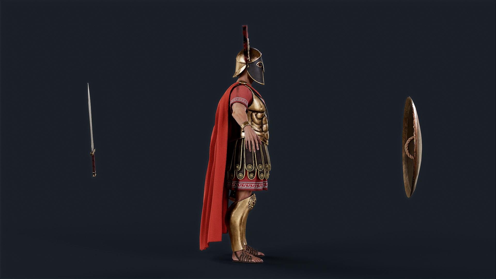 3D SPARTAN ROYAL GUARD Model - TurboSquid 2289898