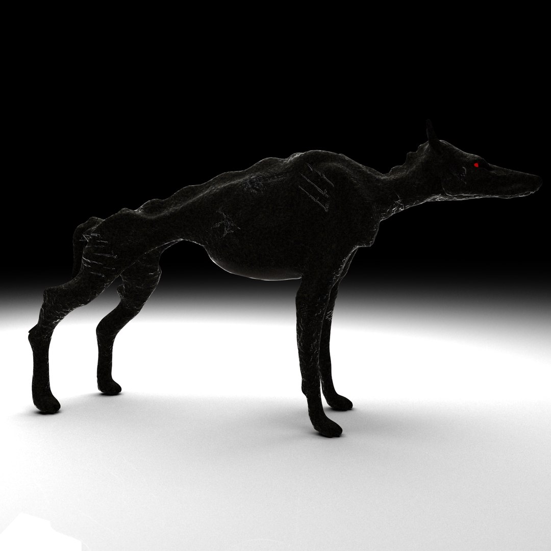 3d Hound Hellhounds Model