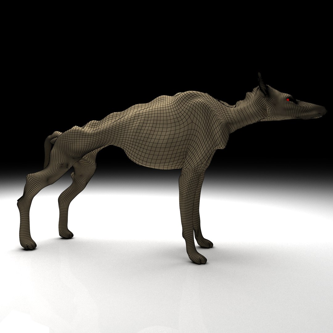 3d Hound Hellhounds Model