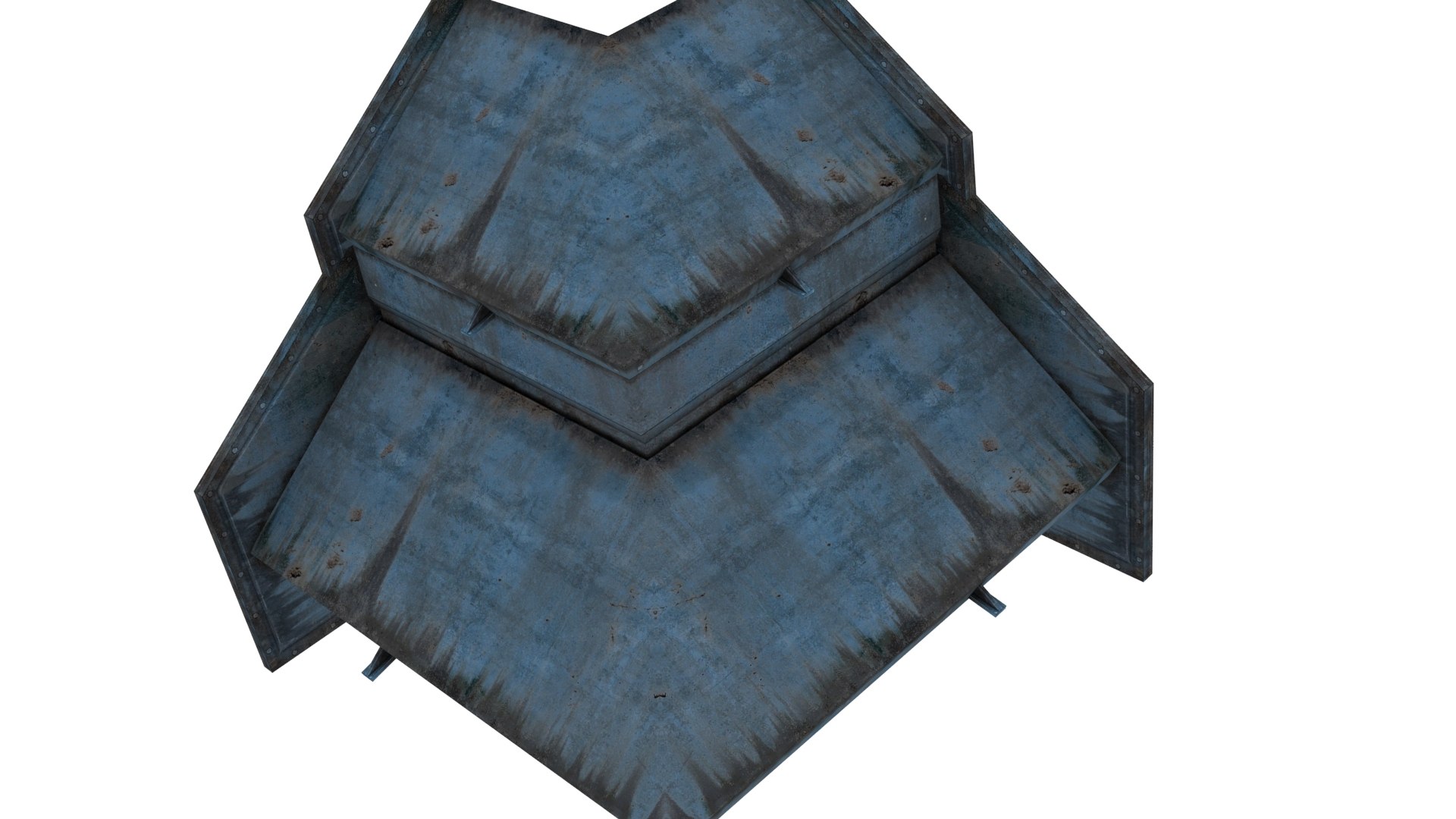 Metal roof 01 04 3D model - TurboSquid 1730115