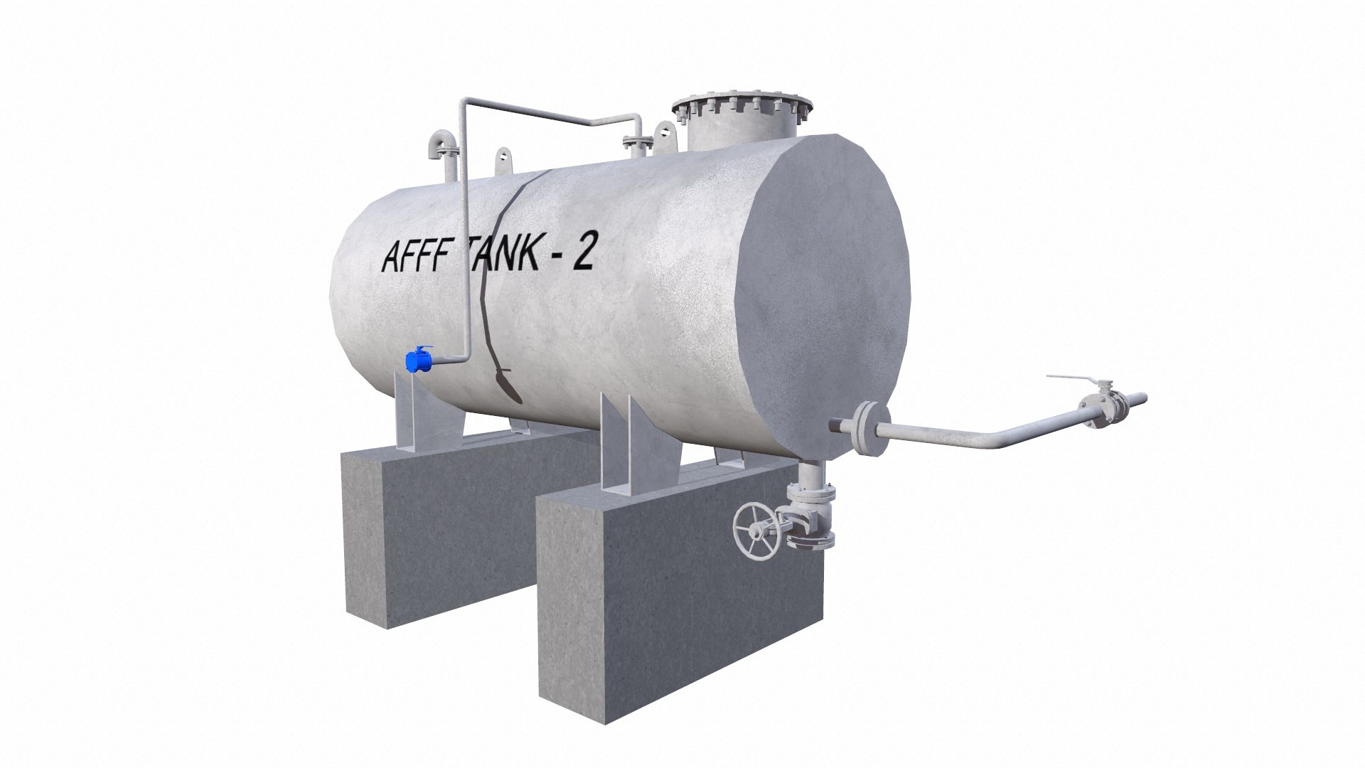 AFFF Tank 3D Model - TurboSquid 2343080