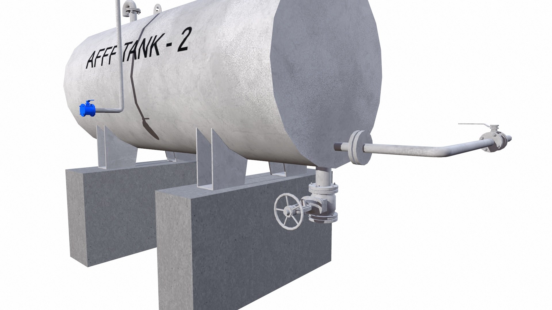 AFFF Tank 3D Model - TurboSquid 2343080