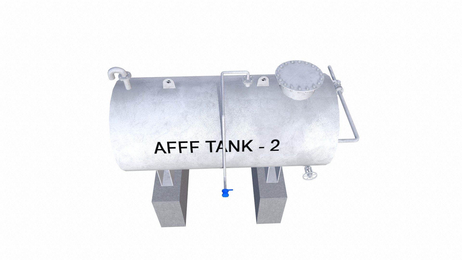 AFFF Tank 3D Model - TurboSquid 2343080